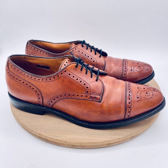 Allen Edmonds | Shoes | Allen Edmonds Sanford Shoes Mens Brown Leather ...